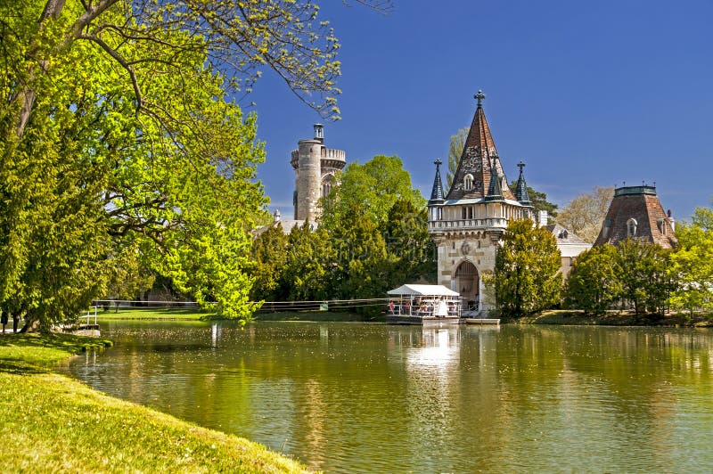 Laxenburg castle, Vienna stock image. Image of landmark - 54862317
