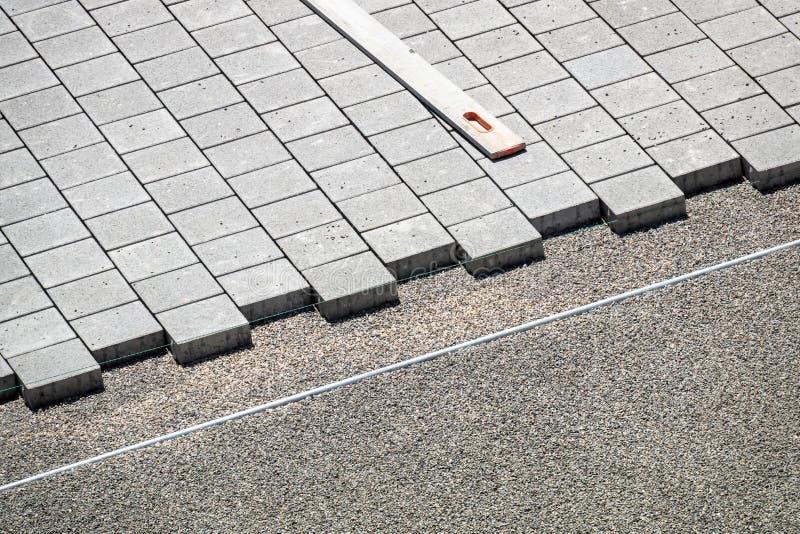 Lay concrete floor slabs stock photo. Image of structure - 189658748