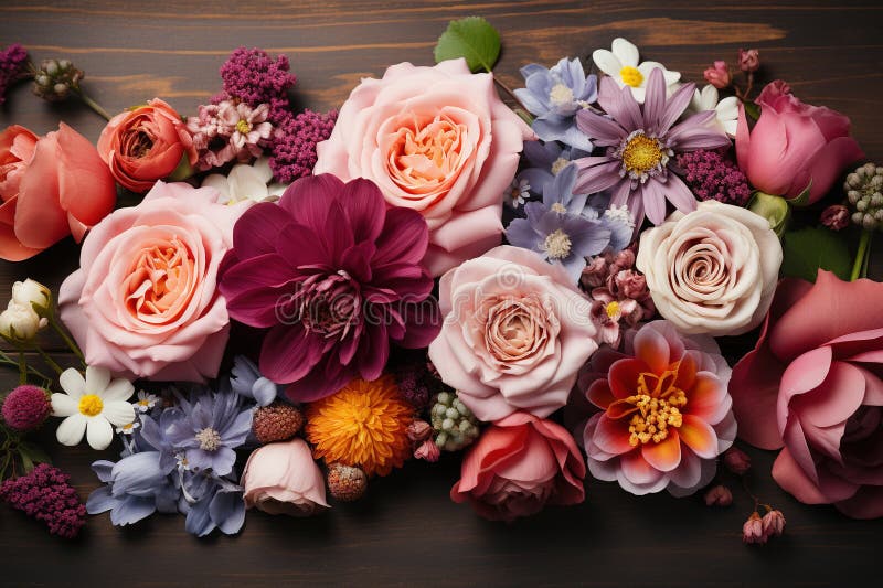 A Lay Flat Wedding Style Over a White Board with a Blank Paper Note ...