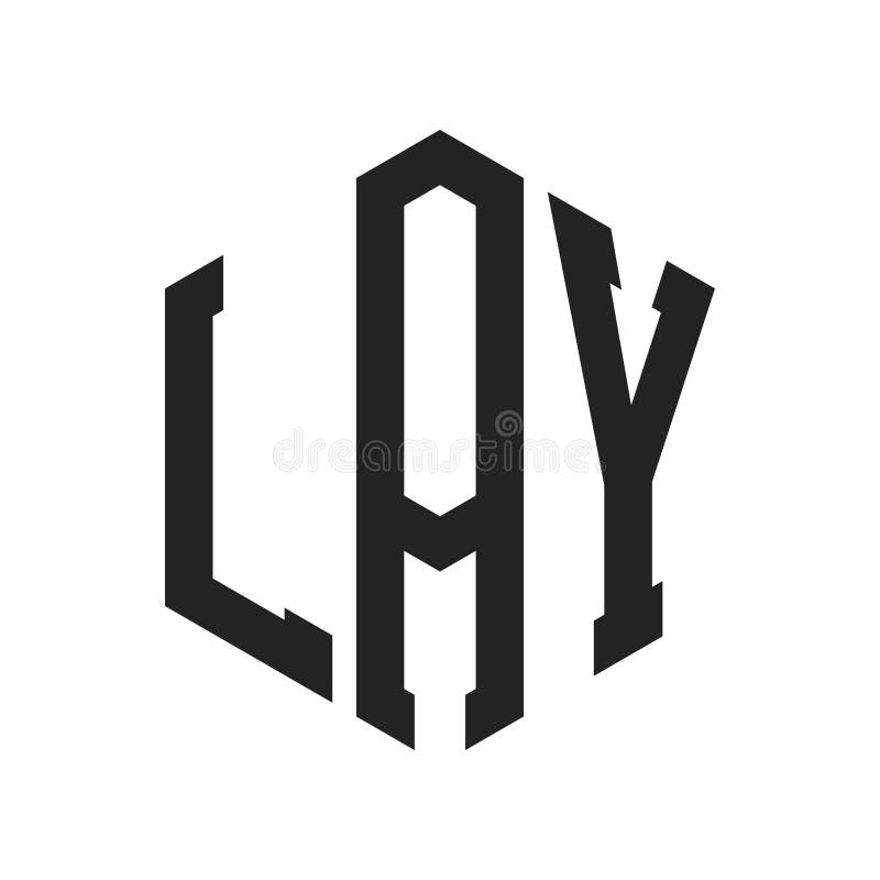 LAY Logo Design. Initial Letter LAY Monogram Logo Using Hexagon Shape ...