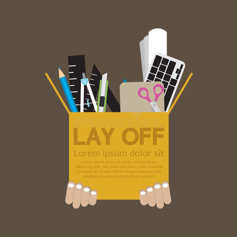 Lay Off stock vector. Illustration of employee, isolated - 39794736