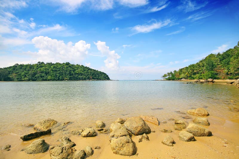 Layan beach stock image. Image of climate, summer, beauty - 23626289