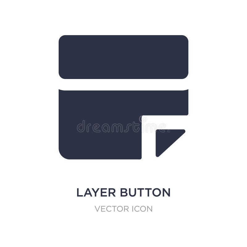 Layer Button Icon in Trendy Design Style. Layer Button Icon Isolated on ...