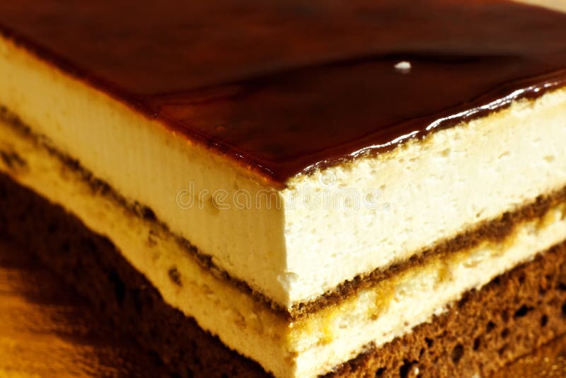 Layer cake stock image. Image of chocolate, layer, cream - 13349985