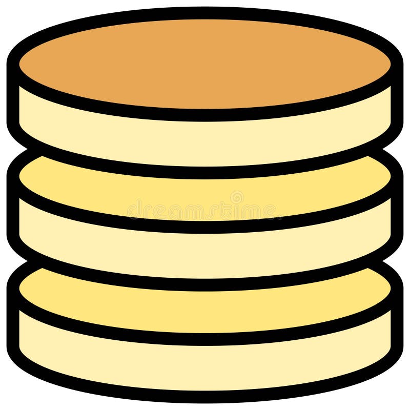 Cake icon set stock vector. Illustration of topping, flat - 99348581