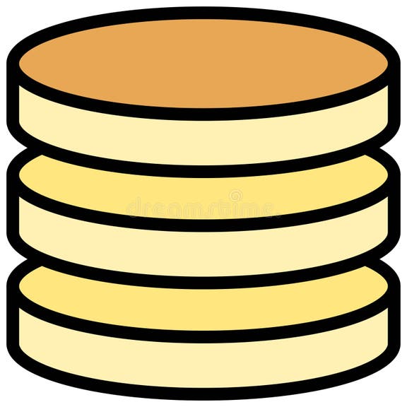 Layer Cake Icon, Bakery and Baking Related Vector Stock Vector ...