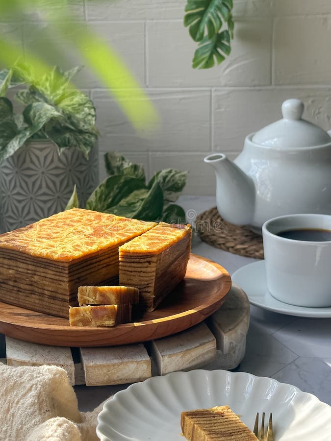 Layer Cake (Kek Lapis) stock image. Image of flavors - 324168833