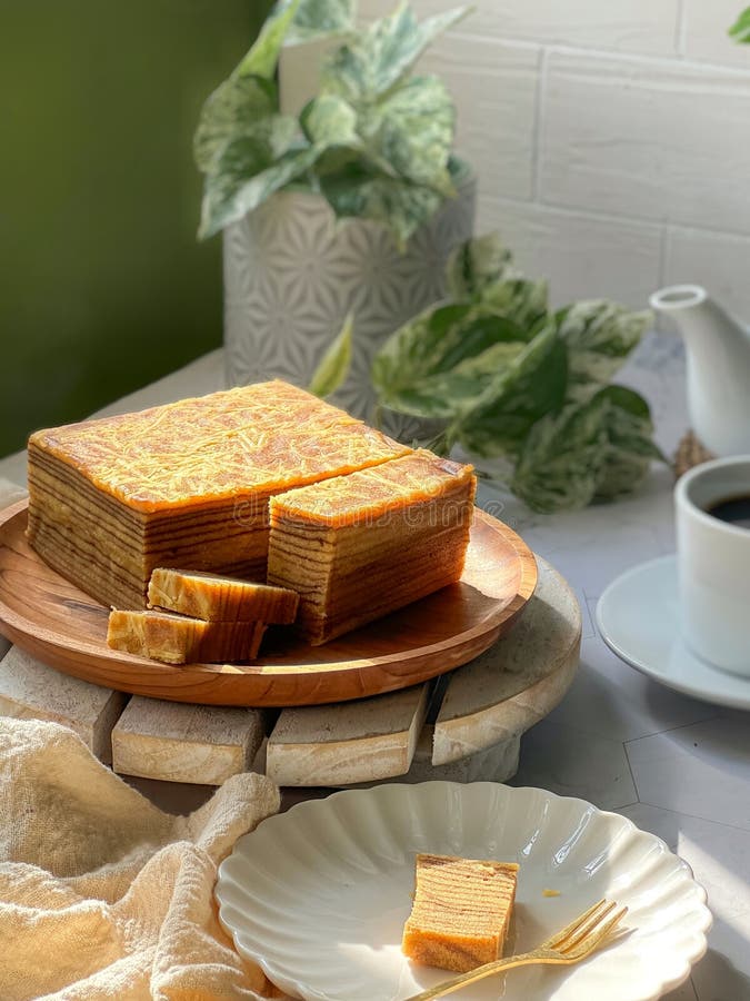 Layer Cake (Kek Lapis) stock image. Image of mubarak - 324169367