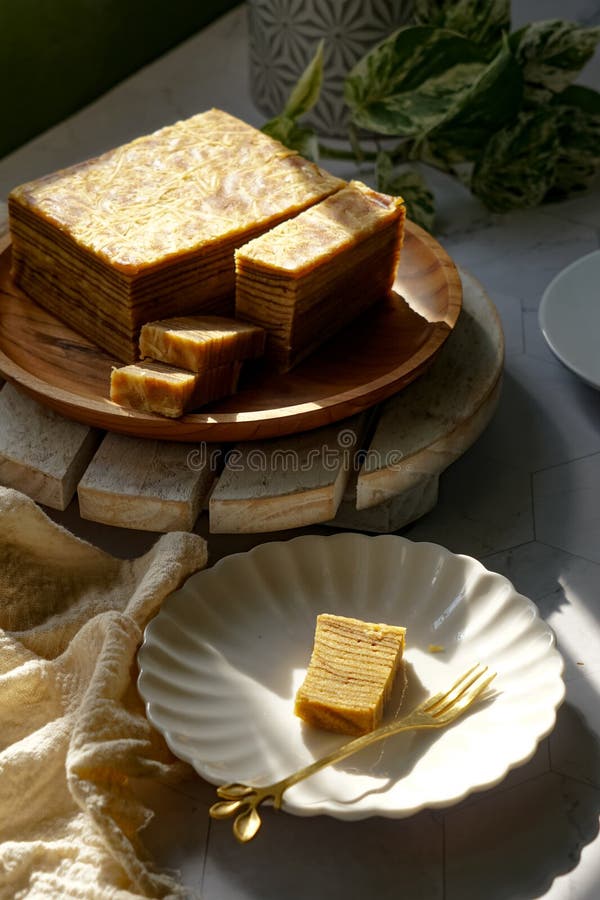 Layer Cake (Kek Lapis) stock photo. Image of layered - 324182710