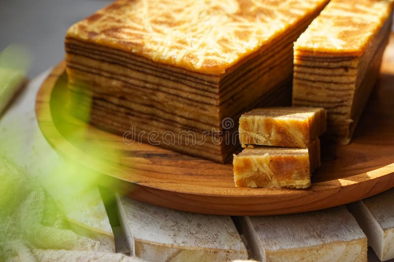 Layer Cake (Kek Lapis) stock image. Image of mubarak - 324169297