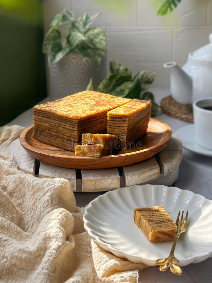 Layer Cake (Kek Lapis) stock photo. Image of batavia - 324168788