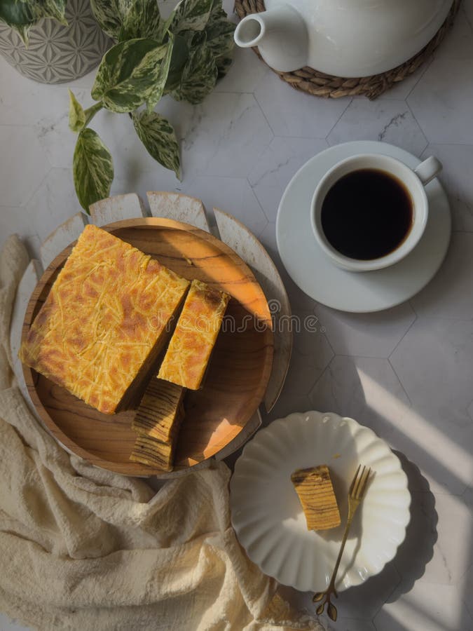 Layer Cake (Kek Lapis) stock image. Image of raya, mubarak - 324168921