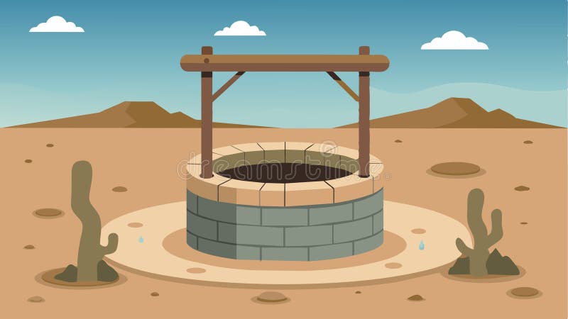 A Layer of Dust and Debris Lines the Bottom of the Well Evidence of Its ...