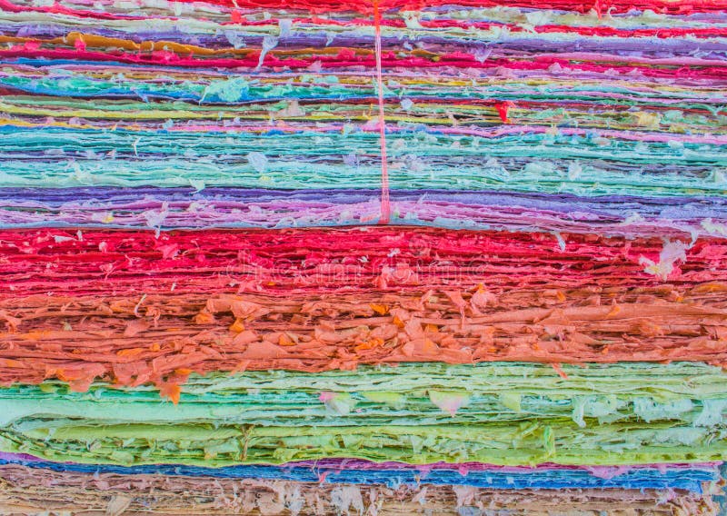 Layer of Handmade Paper Texture. Stock Photo - Image of nature, hand ...