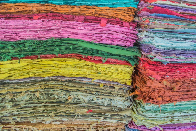 Layer of Handmade Paper Texture. Stock Photo - Image of nature, hand ...