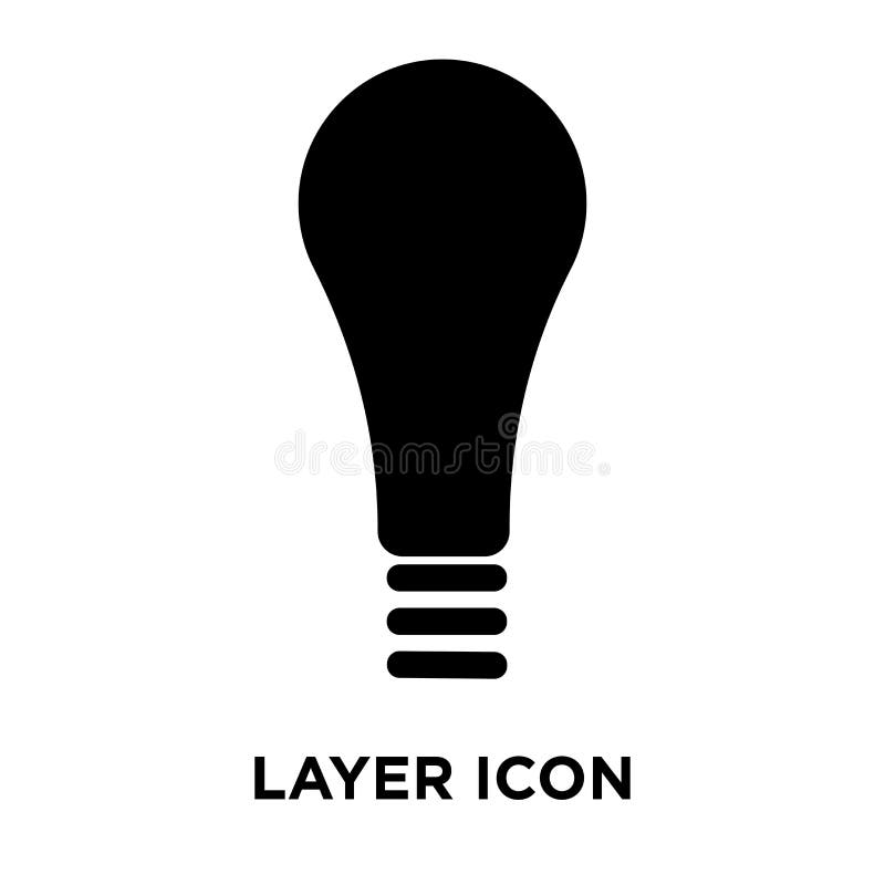 Layer Icon Vector Isolated on White Background, Logo Concept of Stock ...