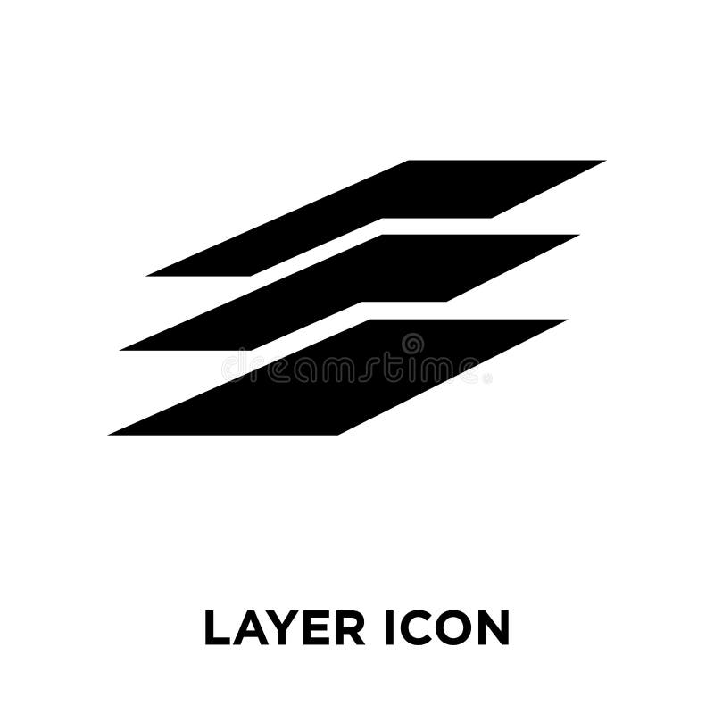 Layer Icon Vector Isolated on White Background, Logo Concept of Stock ...