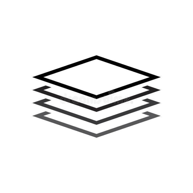 Layer icons stock illustration. Illustration of decoration - 264723733