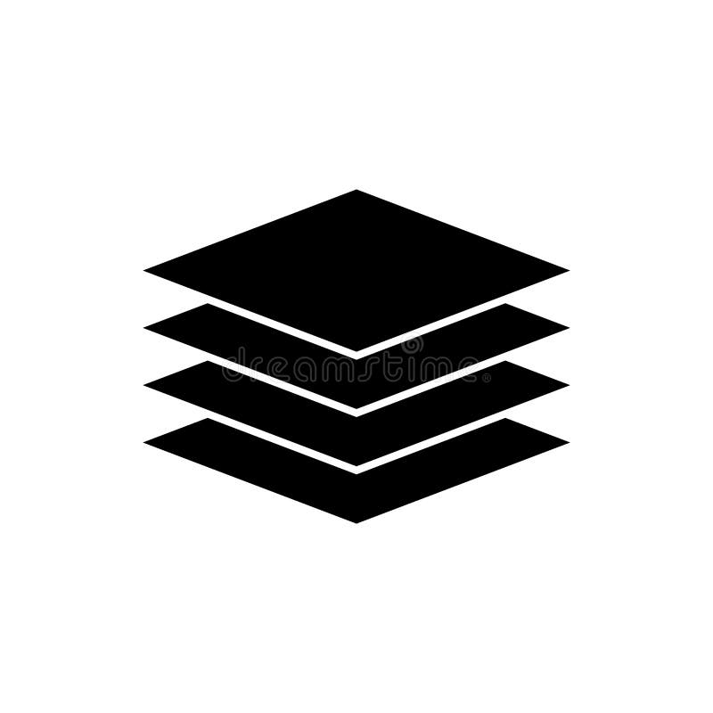 Layer icons stock illustration. Illustration of overlay - 264723738