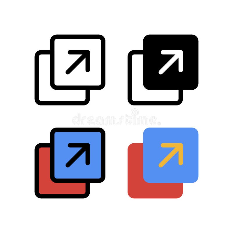 Layer Layout Shape Tool Icon and Illustration Vector Stock Vector ...