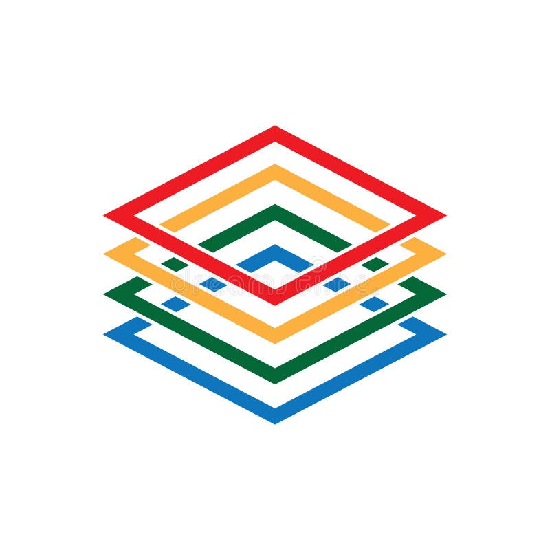 Layer logo stock vector. Illustration of arabian, tone - 265823465