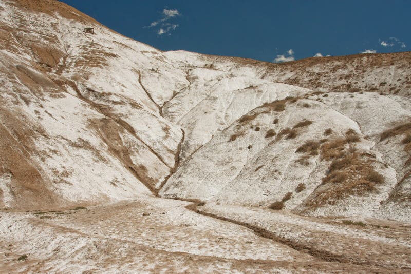 Layer of Salt on the Surface of the Rocky Mountains with Salt Mine ...