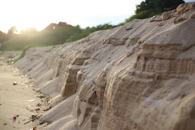 A layer of sand stock photo. Image of background, textured - 84042344