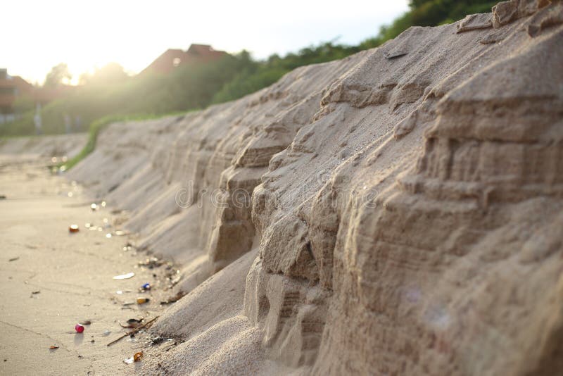 A layer of sand stock photo. Image of pattern, surface - 84044648