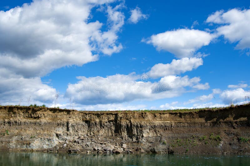 Layer of soil stock image. Image of material, river - 204837849