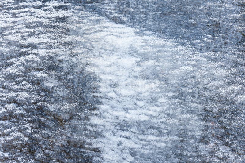 A Layer of Verglas or Ice on Rocks Coul Be Very Dangerous for Cl Stock ...