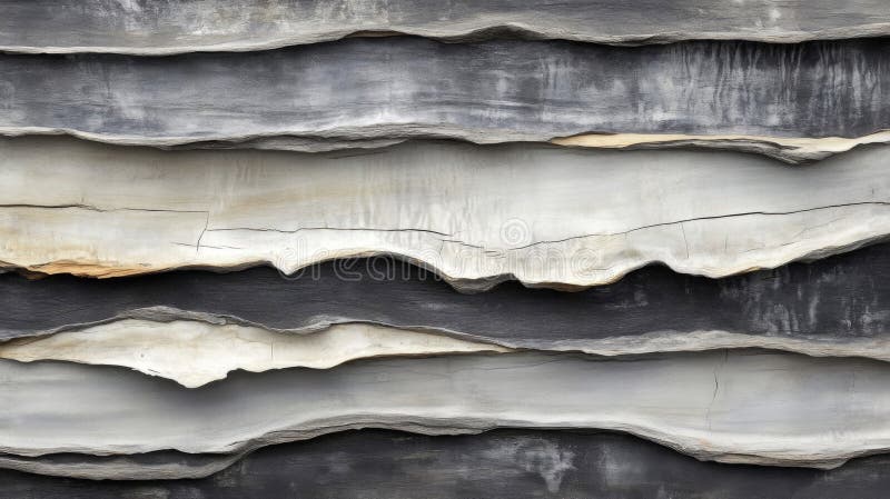 Layered Abstract Grey and White Wooden Texture Stock Illustration ...