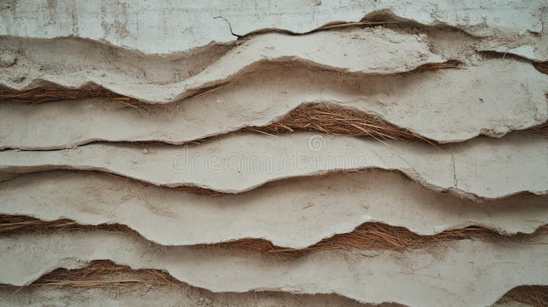 Layered Adobe Clay Wall Texture with Natural Rough Patterns for Design ...