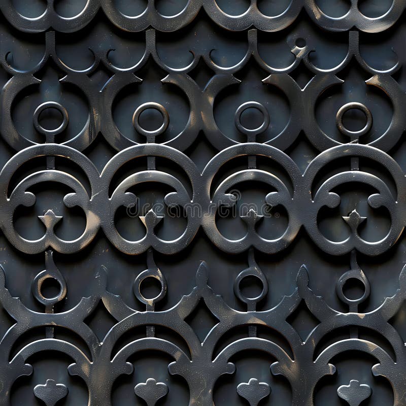 Layered Aged Metal Grating Texture, Repeating Pattern Stock ...