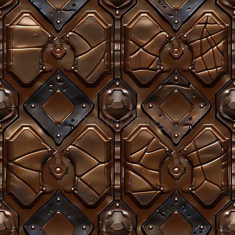 Layered Aged Metal Grating Texture, Repeating Pattern Stock ...