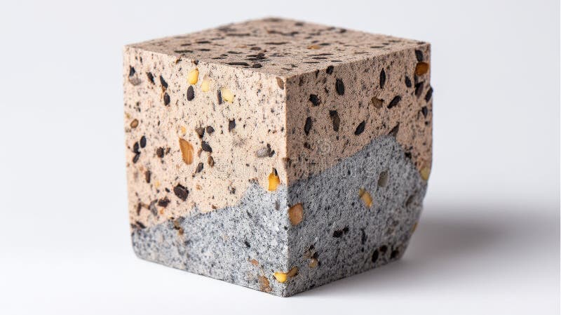 Layered Aggregate Cube Sample Stock Illustrations – 1 Layered Aggregate ...