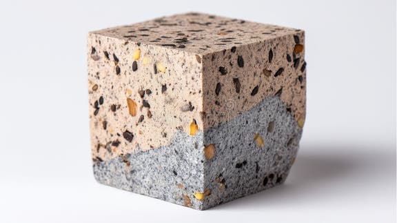 Layered Aggregate Cube Sample Stock Illustration - Illustration of ...