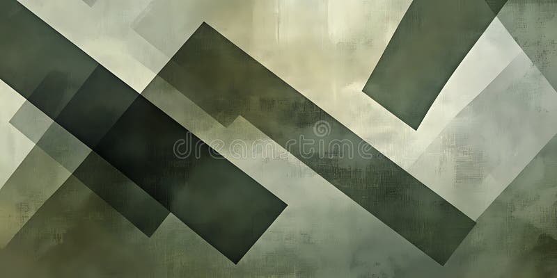 Layered Army Green Shapes Create Modern Abstract Vector Background ...