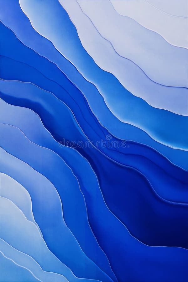 Layered Blue Alcohol Ink Abstract Background with Flowing Gradient ...