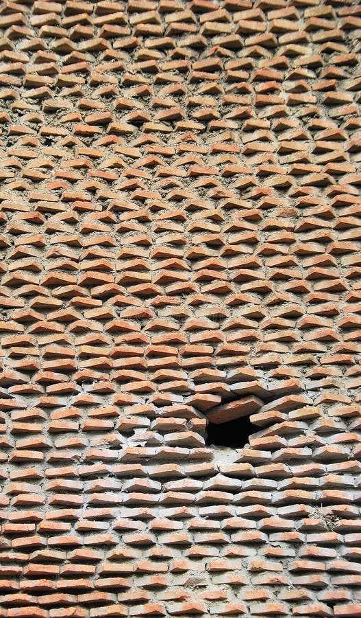 Layered brick support wall stock image. Image of layered - 4368529