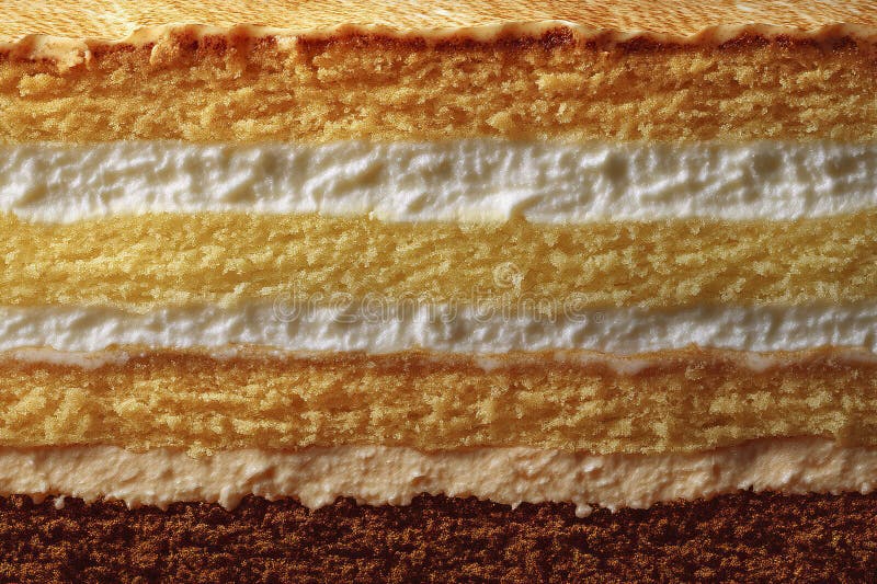 Layered Cake Close-up Texture Stock Illustration - Illustration of ...