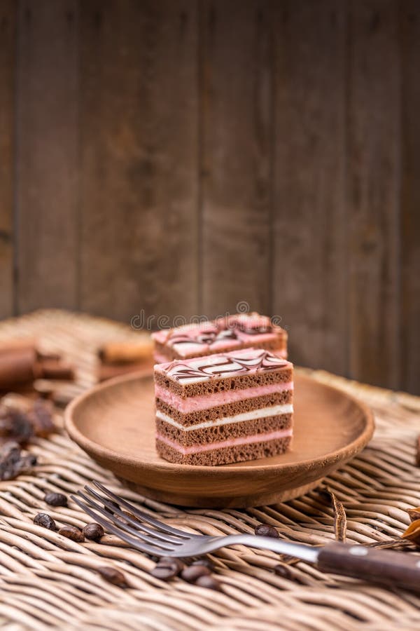 Layered cakes stock photo. Image of stuffing, chocolate - 71163274