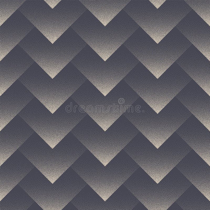 Layered Chevron Geometric Seamless Pattern Vector Half Tone Abstract ...