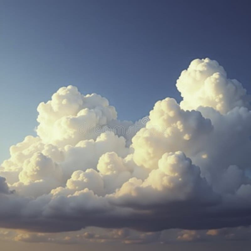 Layered Cloud Formations with Fine Filaments and Radial Composition, Layered Clouds, Airy Stock ...