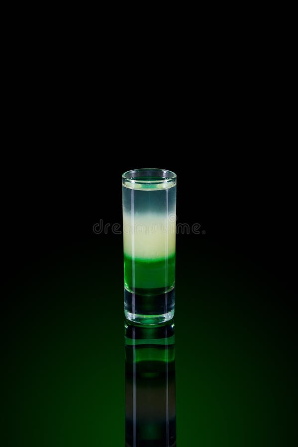 Layered Cocktail Shooter stock image. Image of drops - 21293719