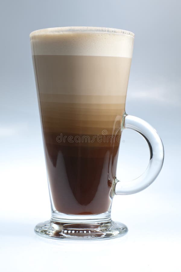 Layered coffee stock photo. Image of boost, grain, cappuccino - 23845198