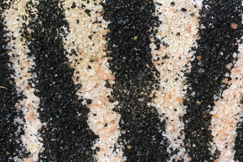 Layered Colorful Sand Pattern. Marble Style Background Stock Photo ...