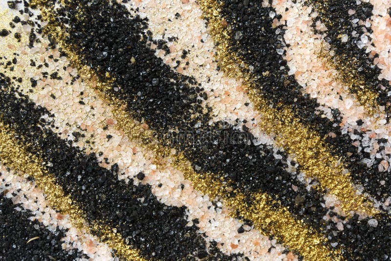 Layered Colorful Sand Pattern. Marble Style Background Stock Photo ...