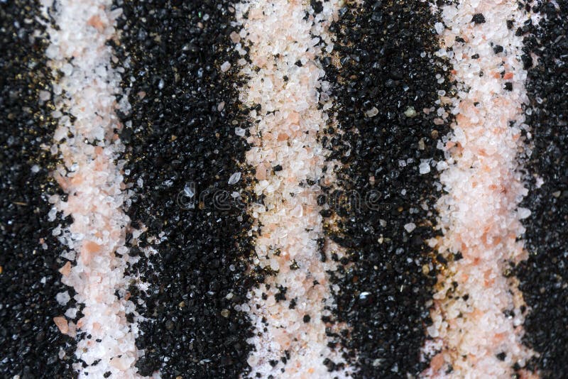 Layered Colorful Sand Pattern. Marble Style Background. Black and White ...