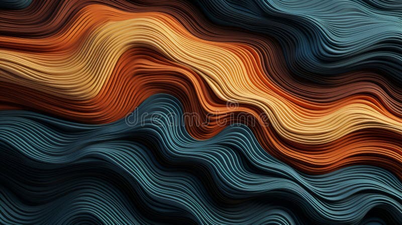 Layered Colors in Captivating Textured Pattern Stock Illustration ...