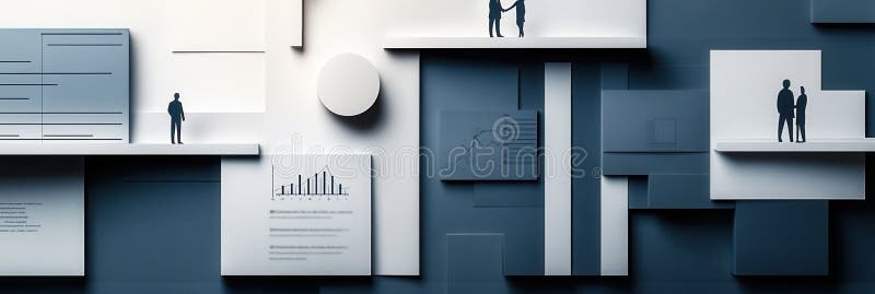 Sophisticated Layered Paper Art Design Depicting Political Analysis ...